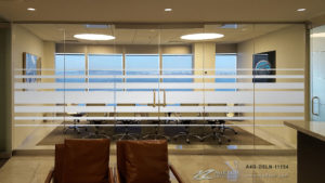 Privacy on Conference Room Glass Panels and Doors - NuEtch Art for Glass